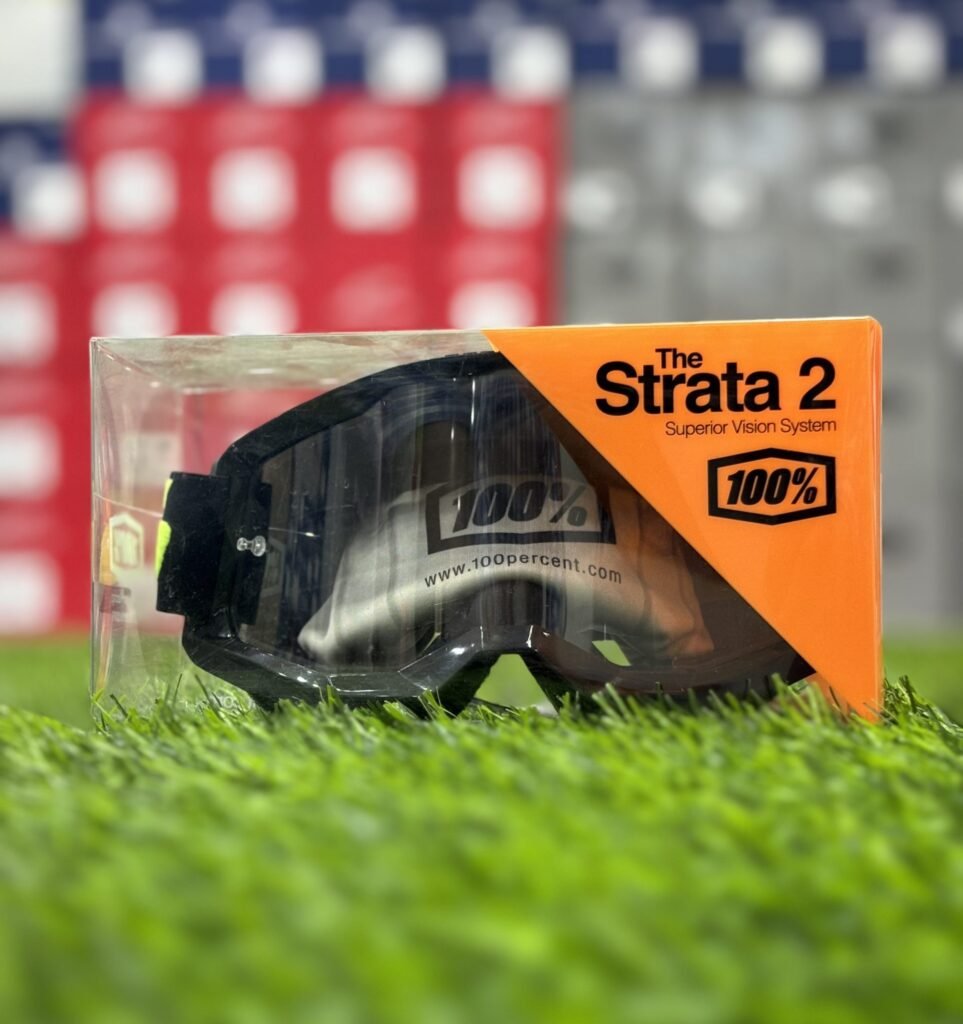 100% Strata 2 Goggle – Upsol/Clear Lens – Race Import
